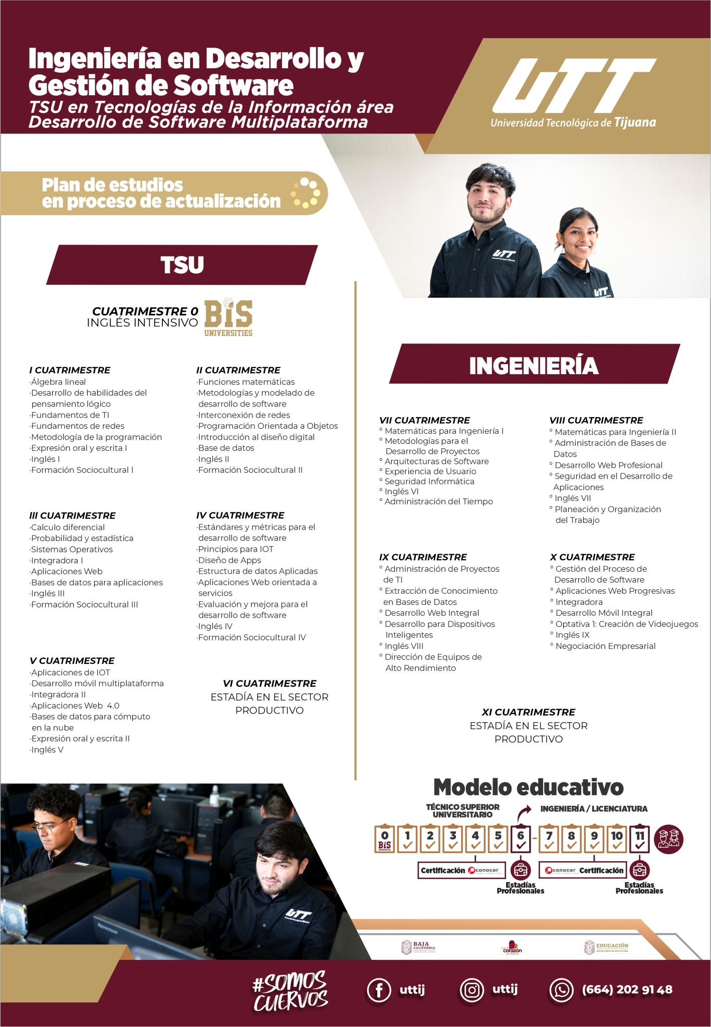 Desarrollo y Gestión de Software – Universidad Tecnológica de Tijuana UTT