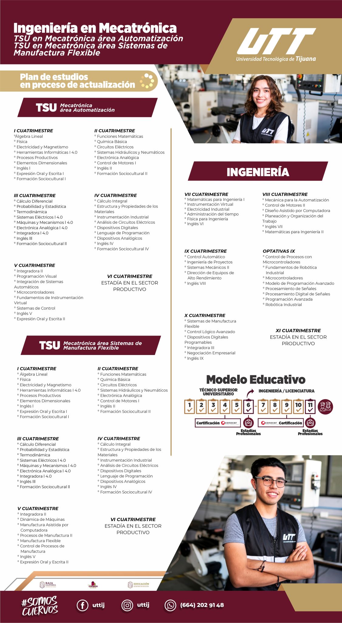 Mecatrónica – Universidad Tecnológica de Tijuana UTT